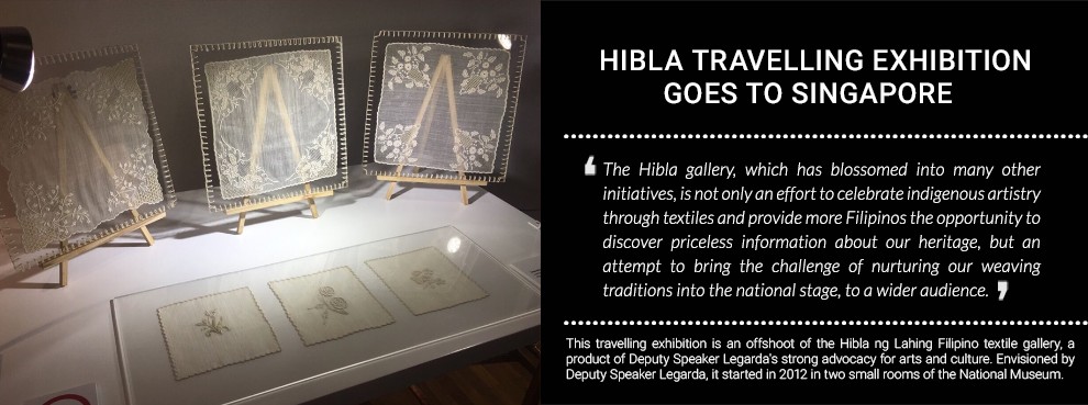 Hibla Travelling Exhibition Goes to Singapore - Loren Legarda
