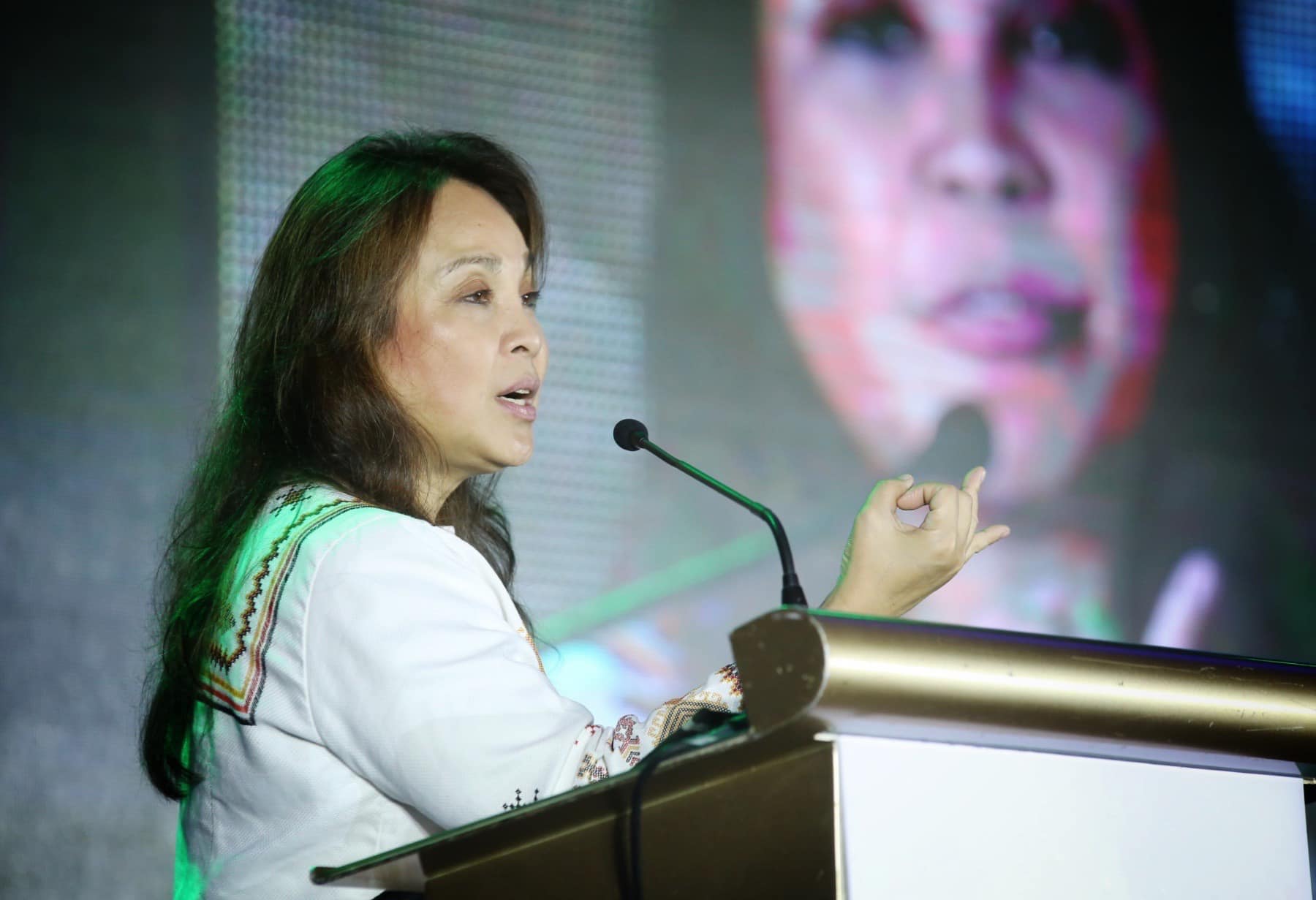 Senator-elect Loren Legarda at the launch of the Year of Protected ...