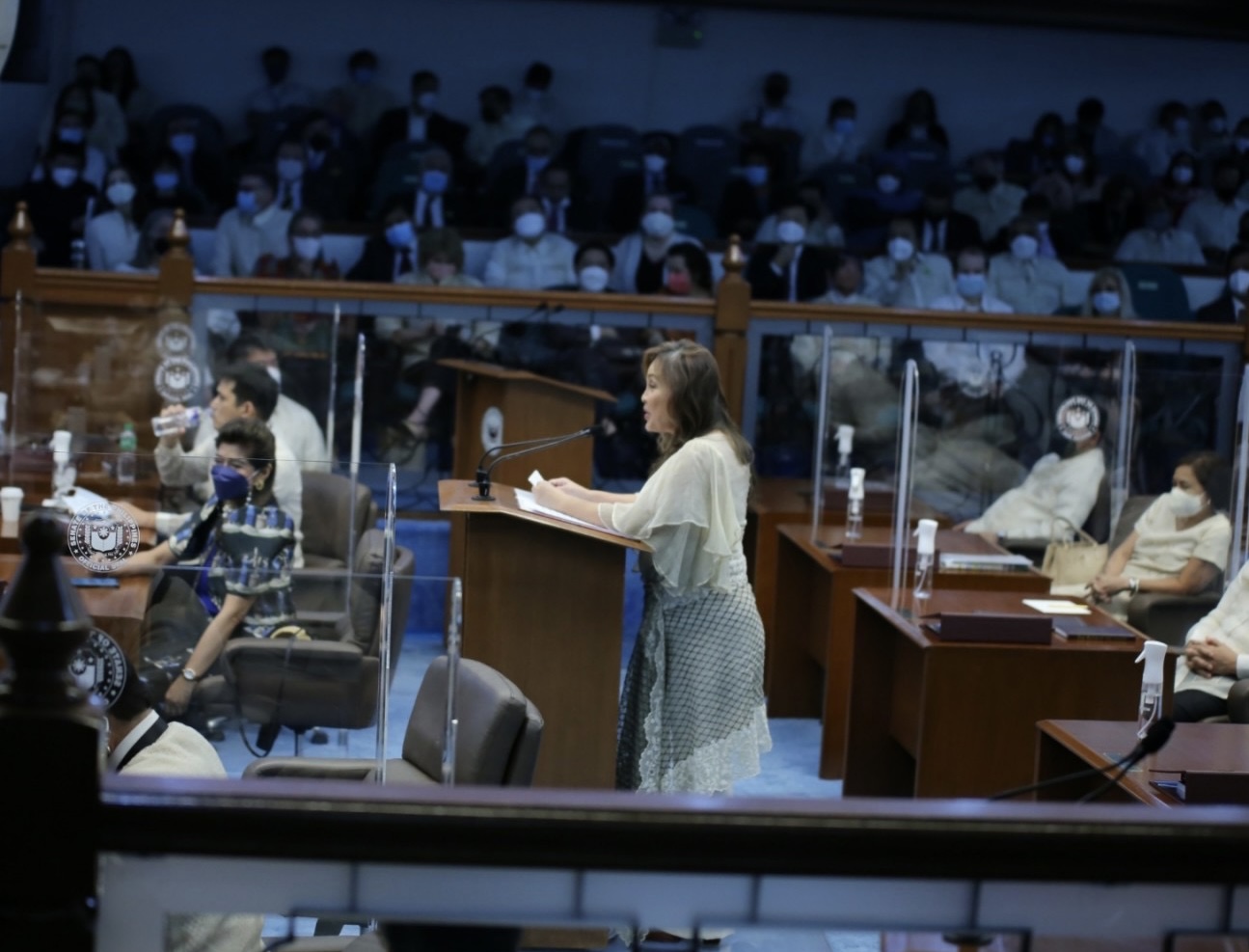 Senator Loren Legarda was elected as Senate President Pro-Tempore as ...