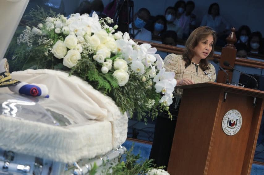 Necrological Service for the late Senator Rodolfo G. Biazon - Loren Legarda