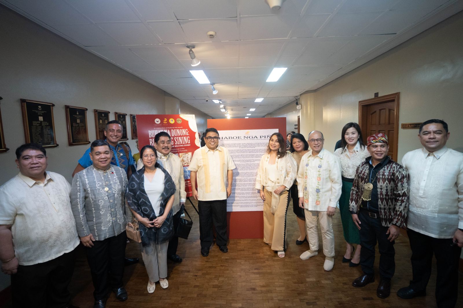 Pagbubukas ng Aklan Piña Handloom Weaving Exhibit - Loren Legarda